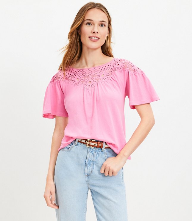 Women's Pink Tops | Loft