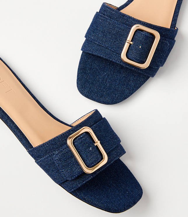 Buckle Slide Sandals