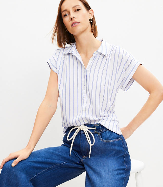 Striped Dolman Shirt