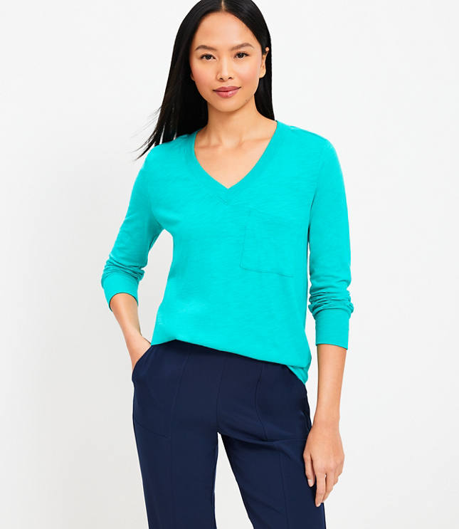 Women's Green Tops | Loft