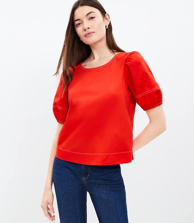 Women's Red Tops | Loft