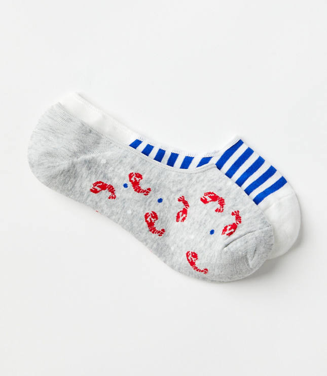 Lobster No Show Sock Set