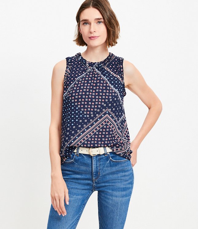 Women's Navy Tops | Loft