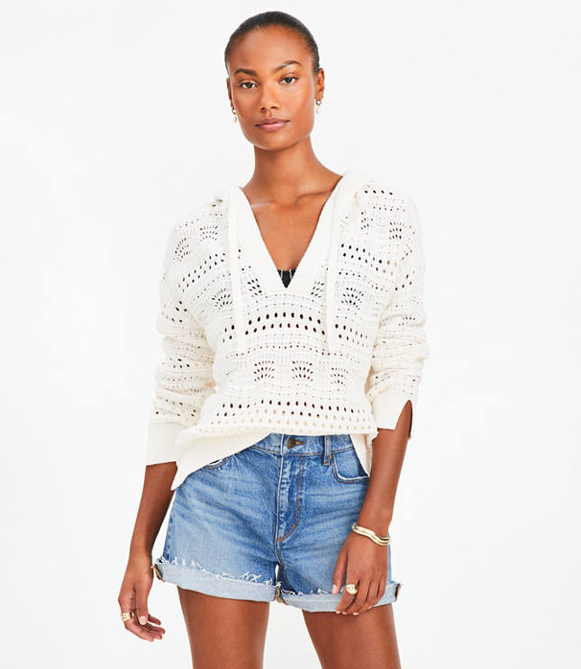Pointelle Knit Sweaters | Loft