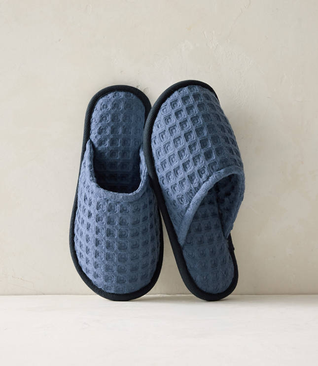 Haven Well Within Organic Cotton Waffle Slippers