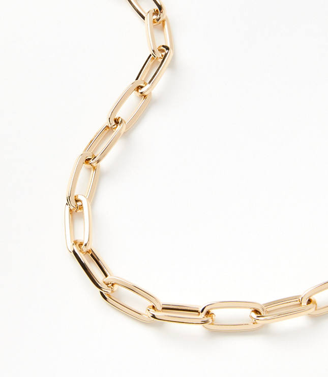 Modern Chain Link Necklace