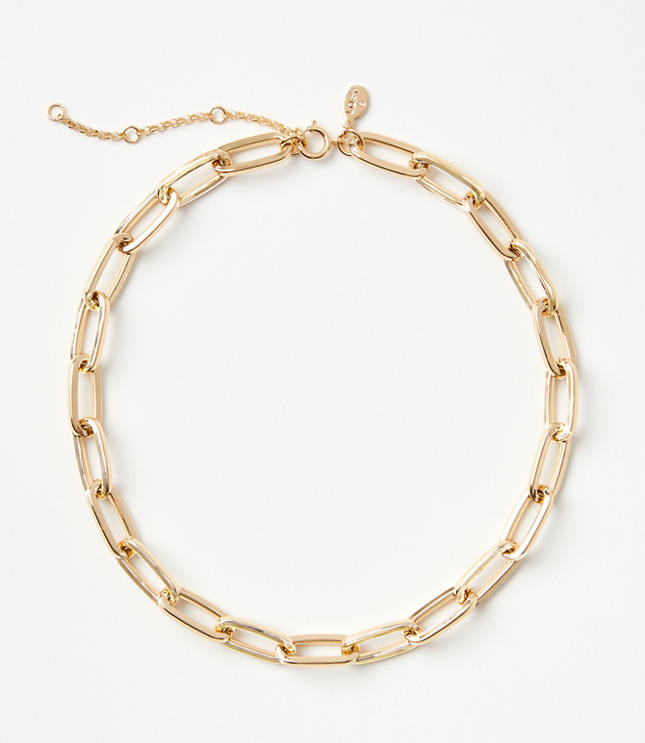 Modern Chain Link Necklace