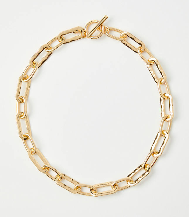 Chain Link Statement Necklace