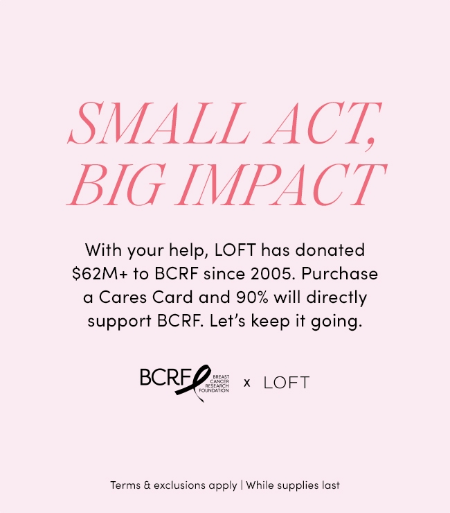 Give Back With Us | Loft
